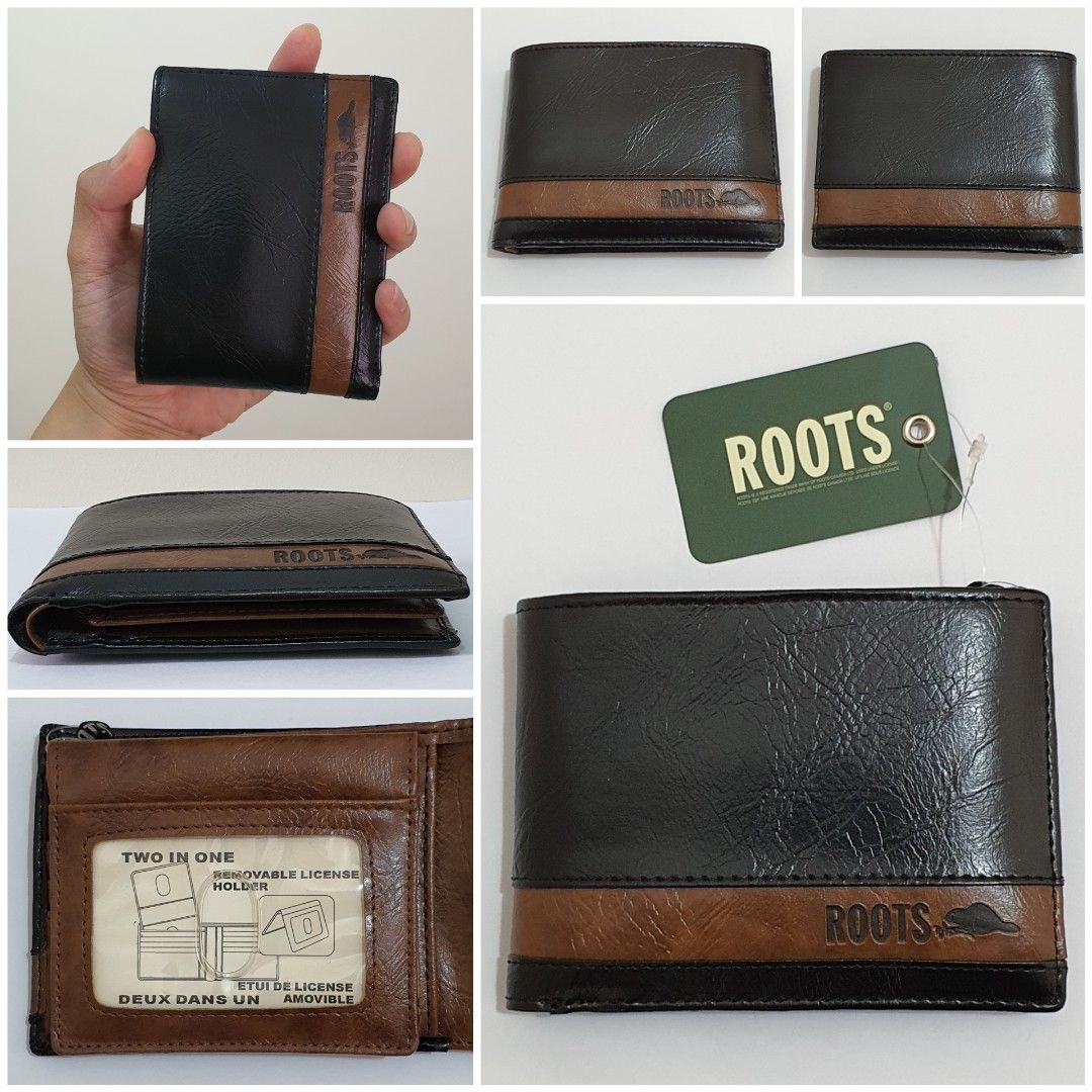 Roots Canada Men's Bifold Wallet, Men's Fashion, Watches & Accessories ...