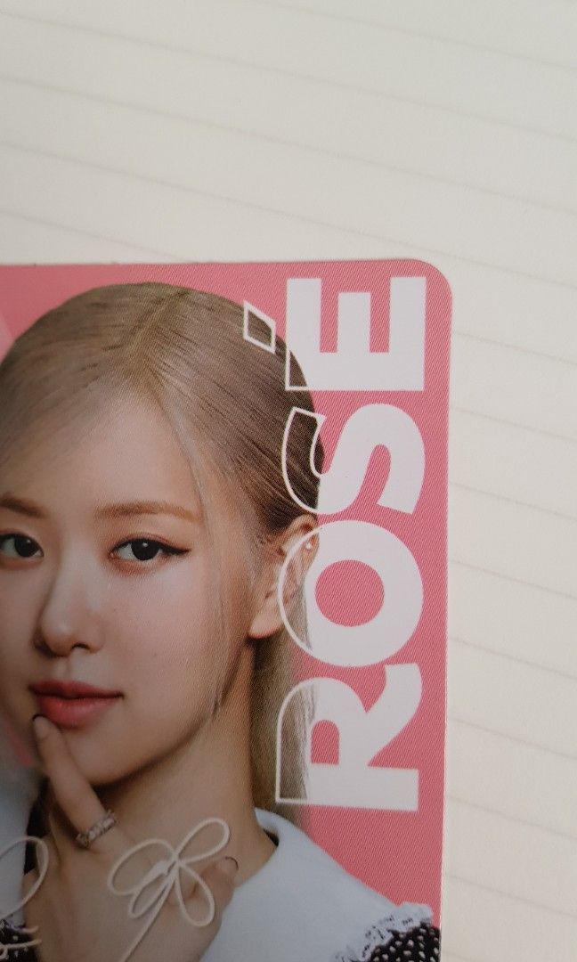 Rose Oreo Photocard, Hobbies & Toys, Memorabilia & Collectibles, K-Wave ...