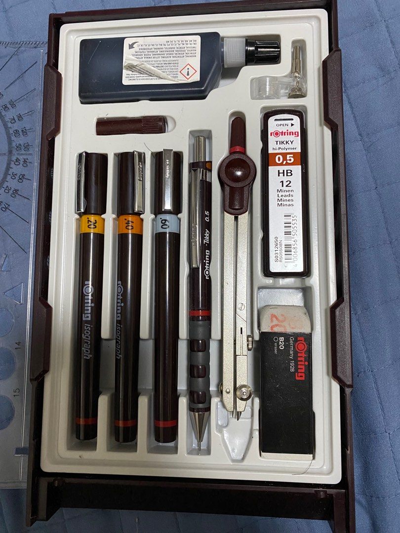 Rotring Engineering Technical Pen Set, Hobbies & Toys, Stationary ...
