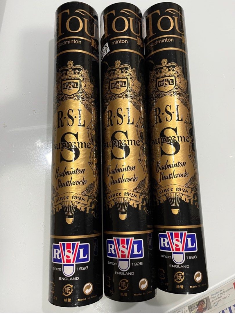 RSL supreme shuttlecocks, Sports Equipment, Sports & Games, Racket & Ball Sports on Carousell