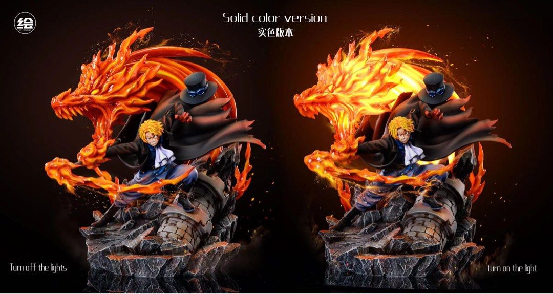 Sabo Flame Emperor GK Figure TianHui Studio One Piece, Hobbies & Toys ...