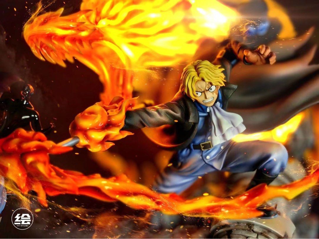 Sabo Flame Emperor GK Figure TianHui Studio One Piece, Hobbies & Toys ...