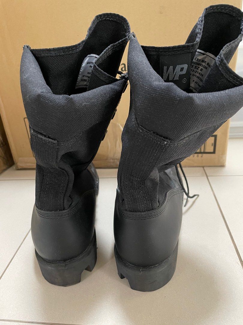 SAF / NS / WP COMBAT BOOTS (US 8), Men's Fashion, Footwear, Boots on ...