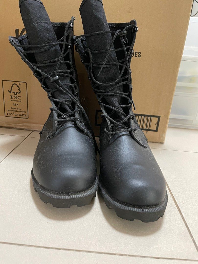 SAF / NS / WP COMBAT BOOTS (US 8), Men's Fashion, Footwear, Boots on ...