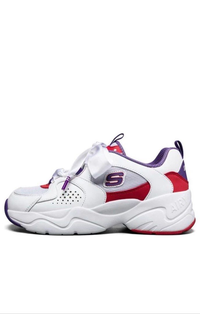 Sailor Moon x Skechers D Lites White/Purple, Women's Fashion, Footwear ...