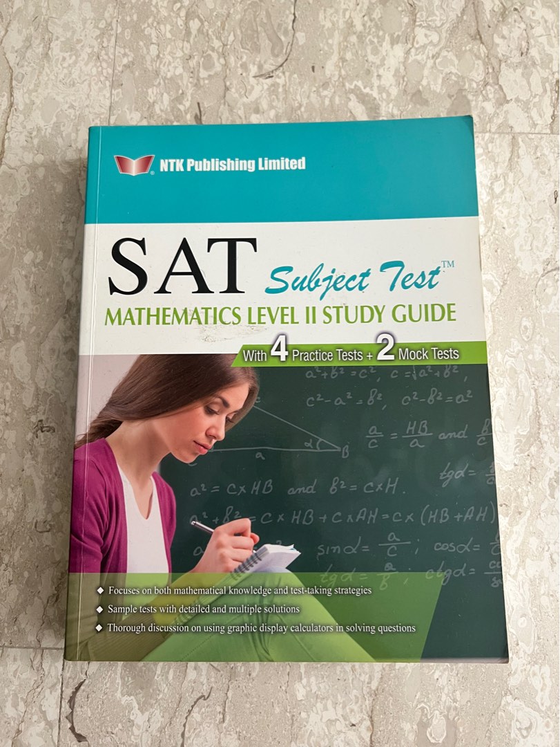 SAT MATHEMATICS (LVL 2) SUBJECT TEST GUIDE, Hobbies & Toys, Books ...