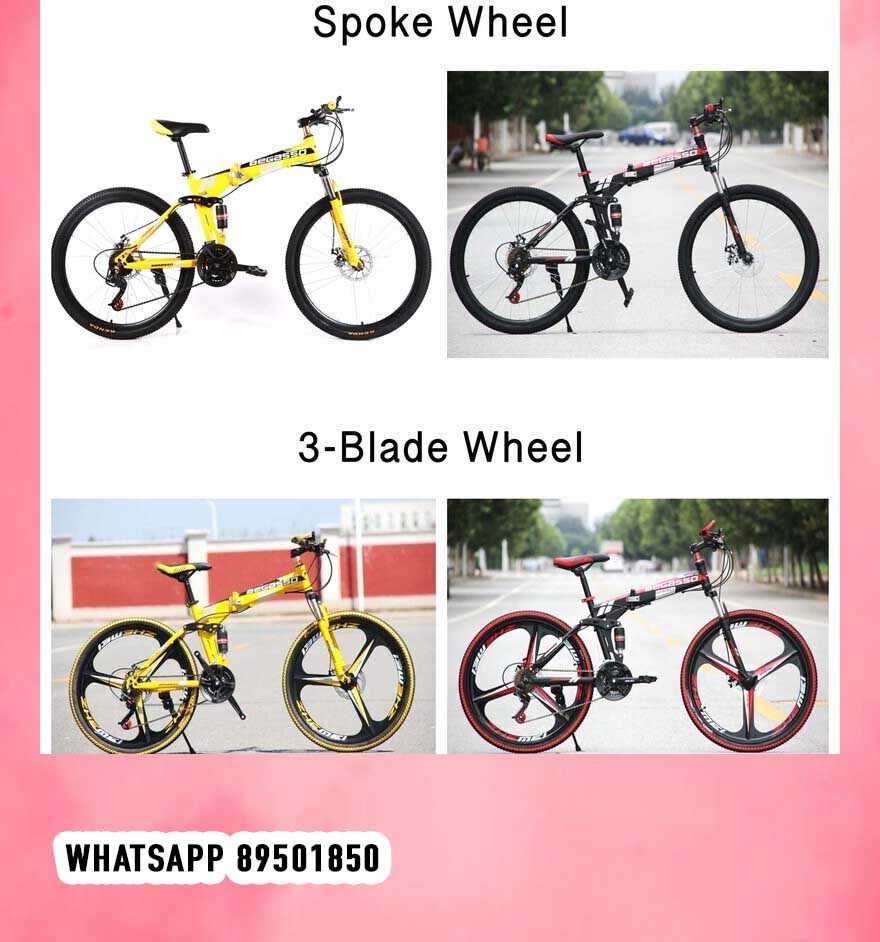 Shimano Gear! Begasso 26" Foldable Mountain Bike w Disc Brake 26 Inch ...