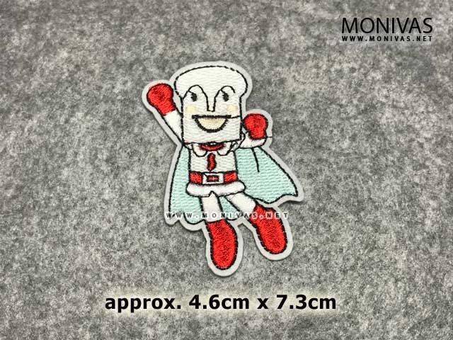 Shokupanman Iron On Patch DIY Anpanman Characters Embroidery Motif ...