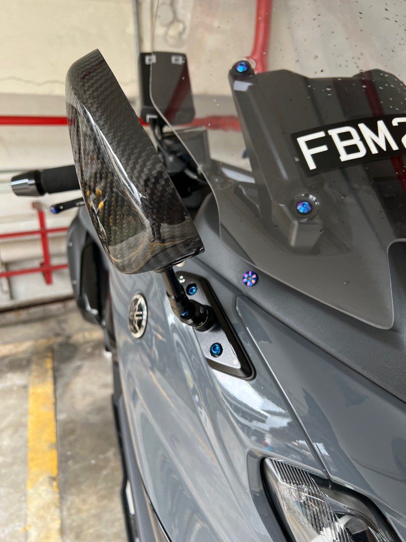 Simota Carbon mirrors Tmax 560 2022, Motorcycles, Motorcycle ...