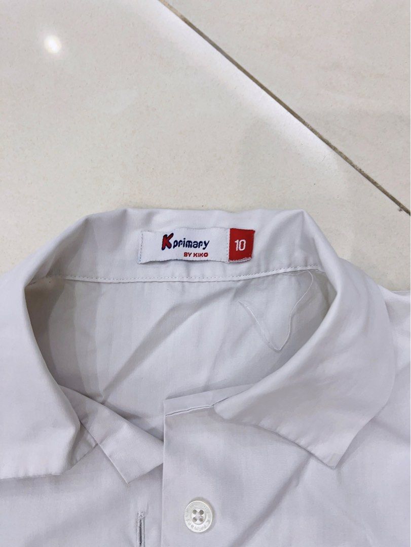 SK School Uniform White Blouse, Babies & Kids, Babies & Kids Fashion on ...