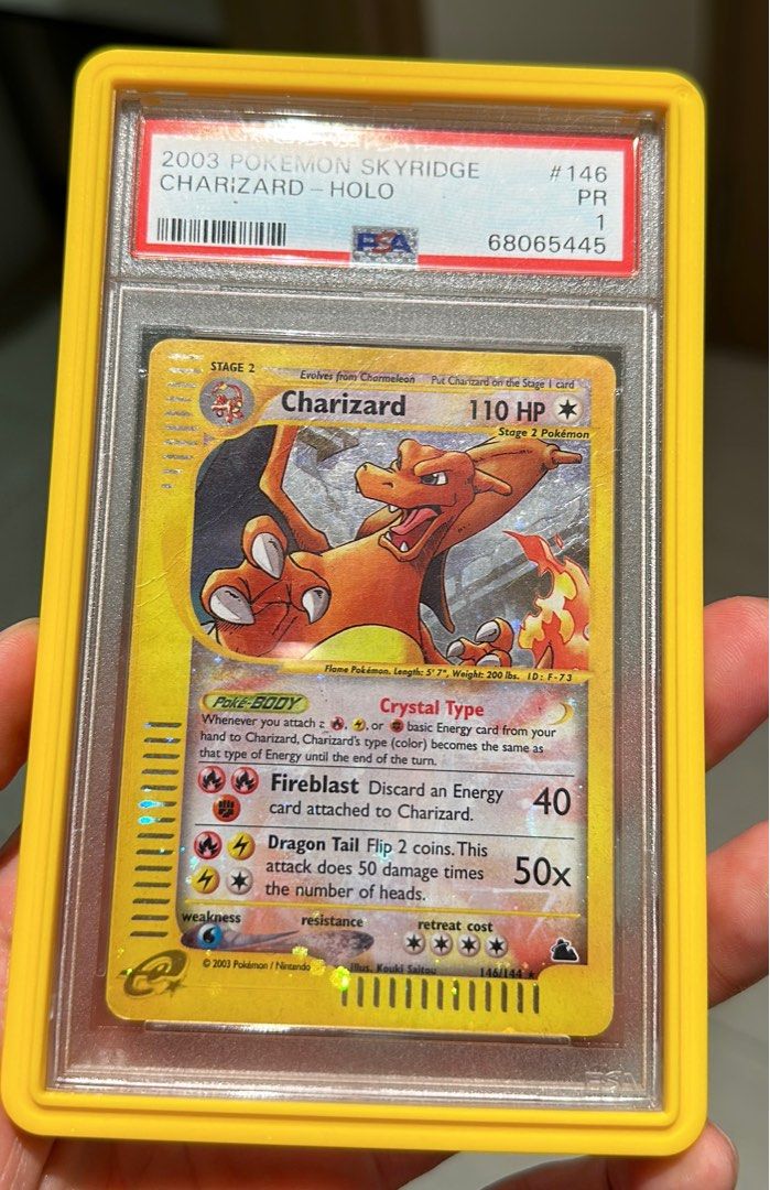 Skyridge Charizard PSA 1, Hobbies & Toys, Memorabilia & Collectibles ...