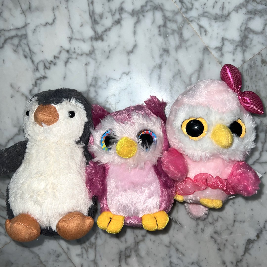 Soft Toy Plush Penguin, Owl (Wild Republic, Yoo Hoo & Friends), Hobbies & Toys, Toys & Games on ...