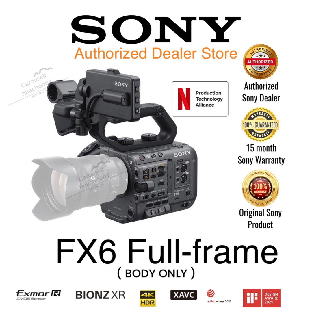 SONY FX6 Full-frame, Photography, Cameras on Carousell