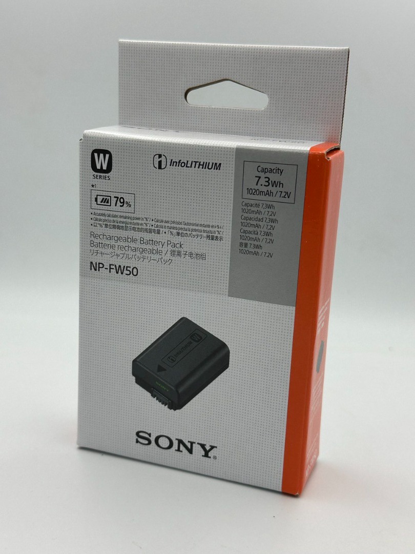SONY NP-FW50 W-series Rechargeable Battery Pack, Photography ...