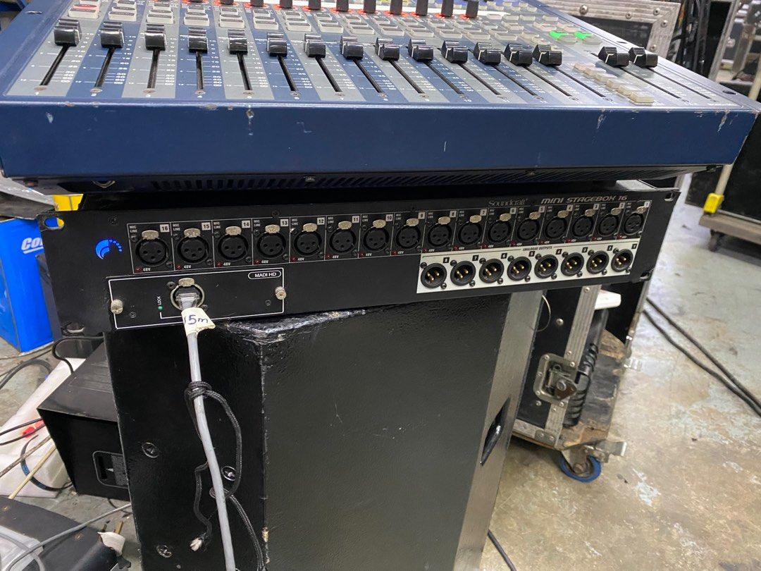 Soundcraft Mini Stagebox 16R MADI, Hobbies & Toys, Music & Media ...
