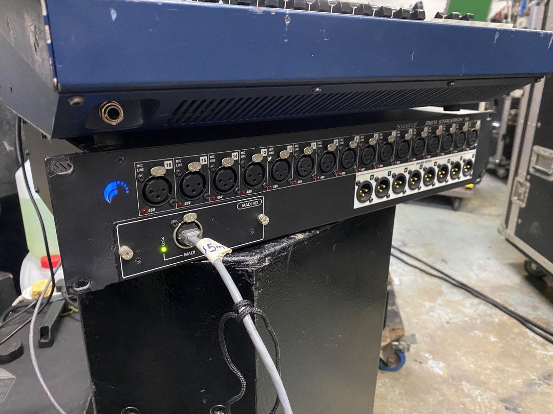 Soundcraft Mini Stagebox 16R MADI, Hobbies & Toys, Music & Media ...