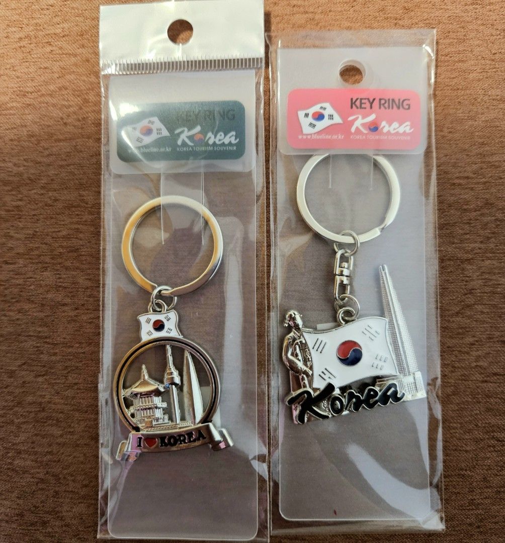 Souvenir key chains from Korea, Hobbies & Toys, Travel, Travel ...