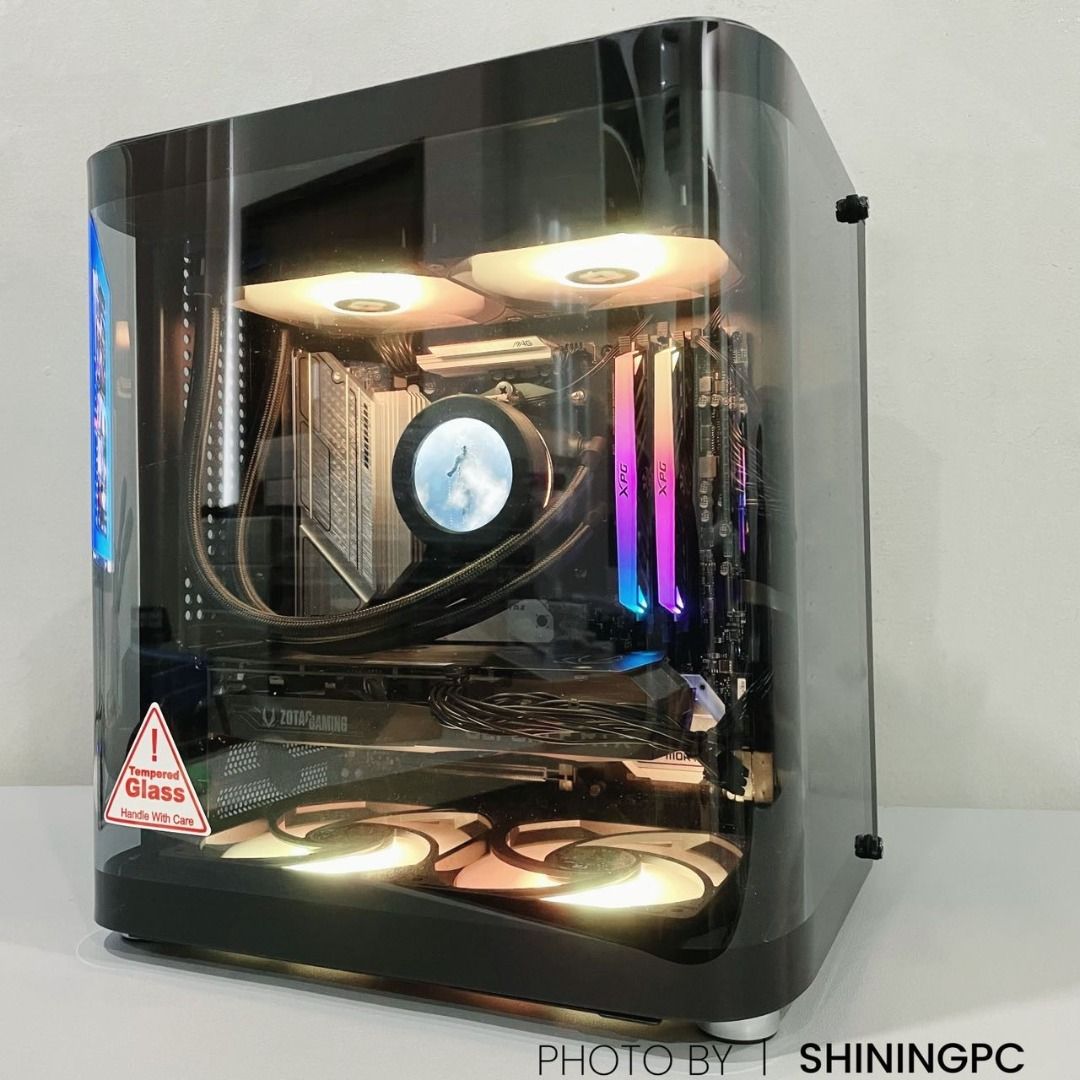 Special Compact Mini Casing LCD Screen Gaming PC RTX 3060, Computers ...