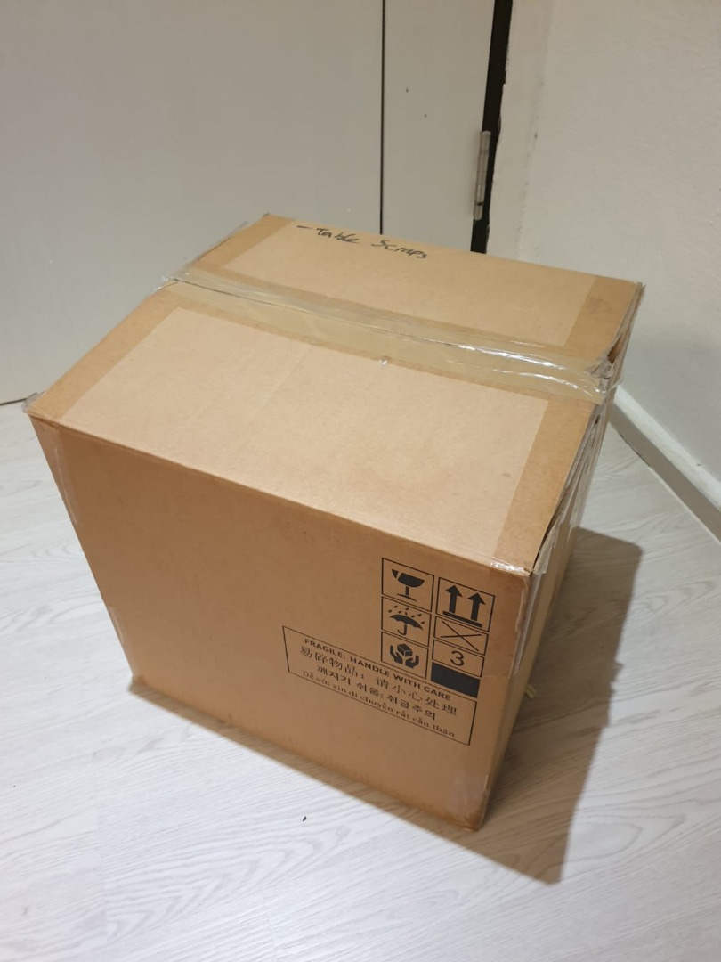 Square Cardboard Boxes - Move House Boxes - Heavy Duty Two-ply (5 layers) - Cube-sized 38cm x 38 ...