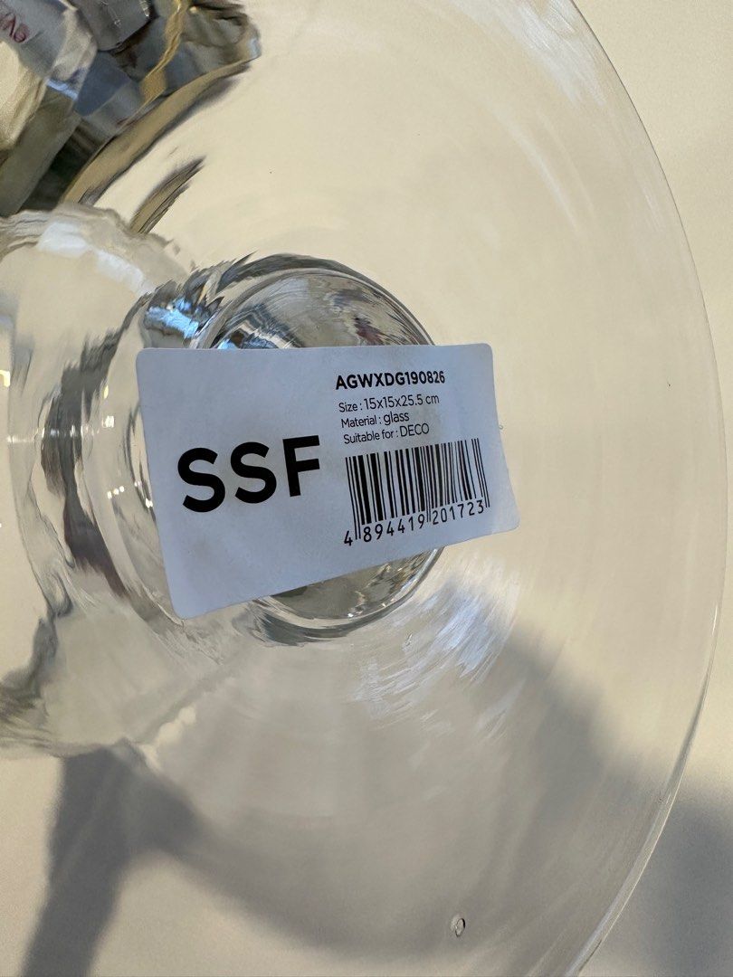 SSF GLASS JAR VASE, Furniture & Home Living, Home Decor, Vases ...