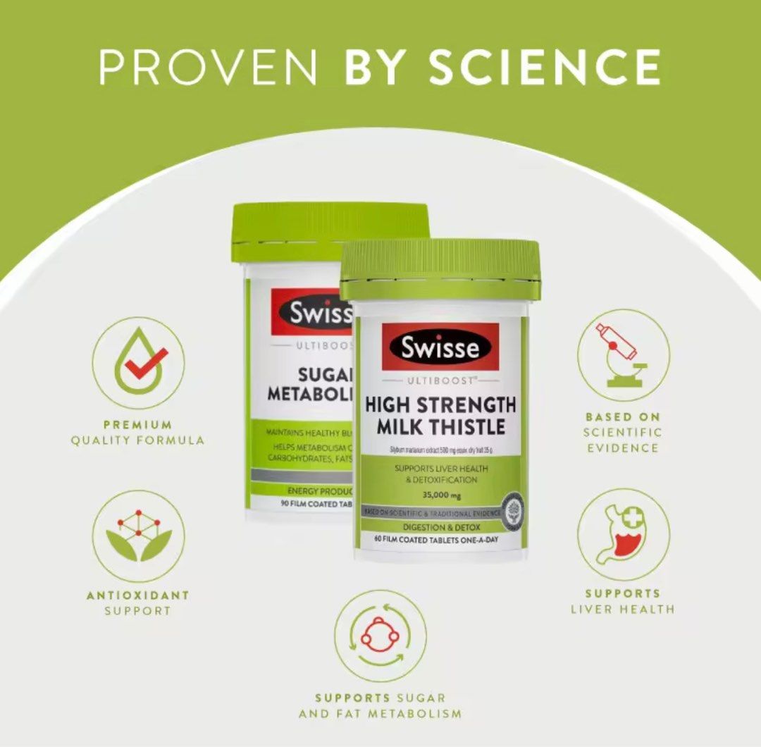 Swisse Wellness So Easy Feel Light & Detox Combo Set (Apple Cider ...