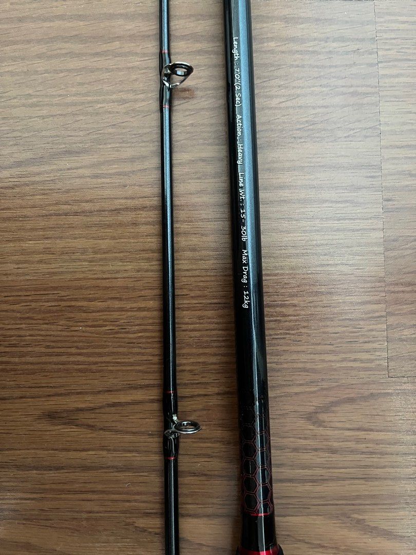 TEAM SEAHAWK FALCON FIRE FISHING ROD, Sports Equipment, Fishing on ...