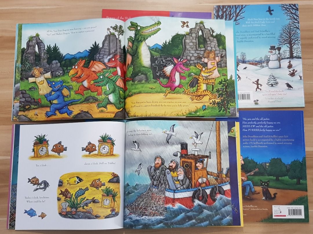 The Gruffalo series book & CD 6-book set, Hobbies & Toys, Books ...
