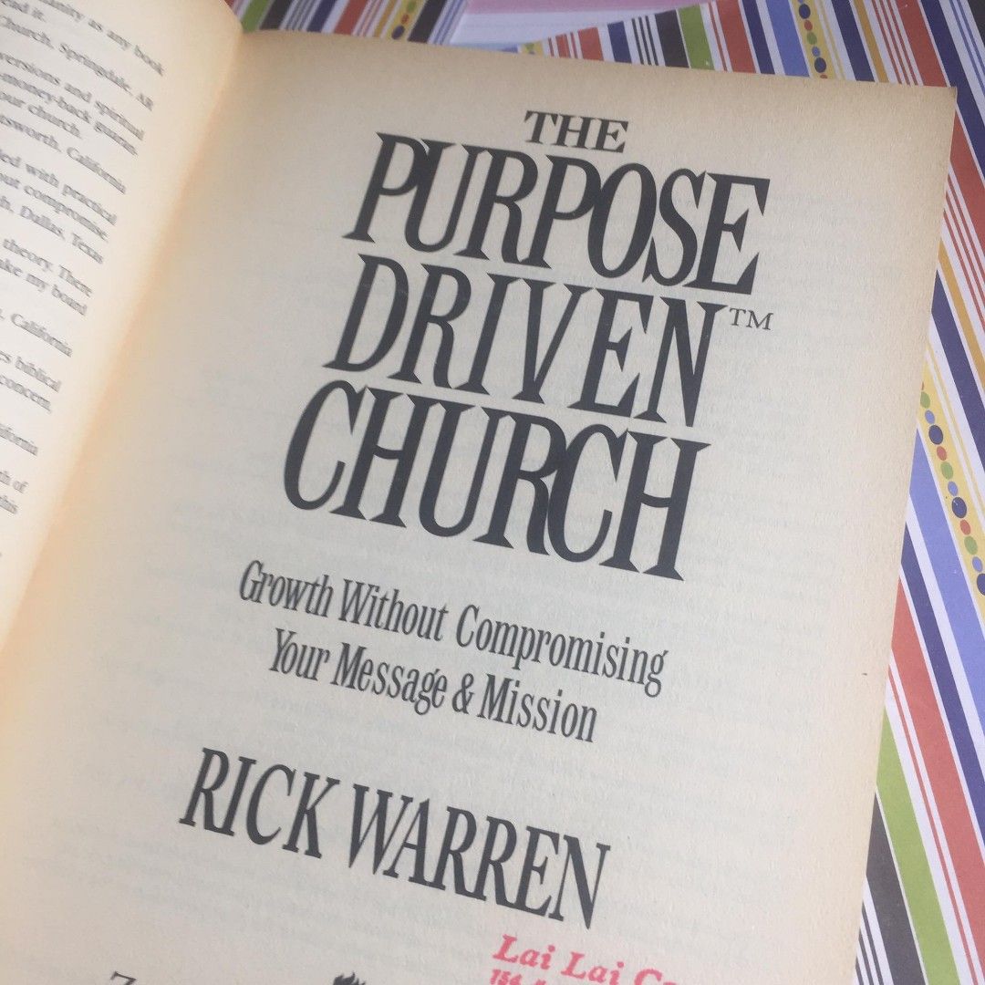 The Purpose Driven Church by Rick Warren, Hobbies & Toys, Books ...