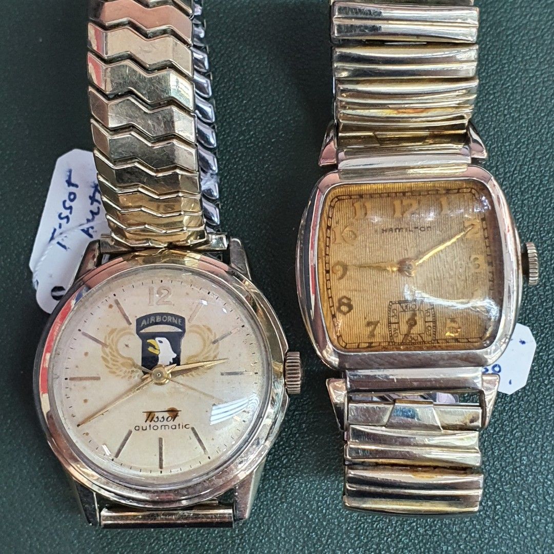 Tissot Pilot 1957 Hamilton Vintage Watch, Men's Fashion, Watches ...