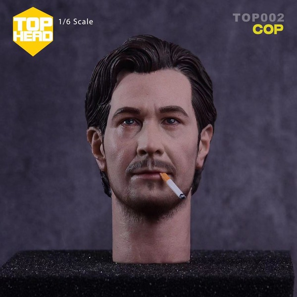 Top Head TOP002 - 1/6th Scale Cop Head Sculpt, Hobbies & Toys, Toys ...