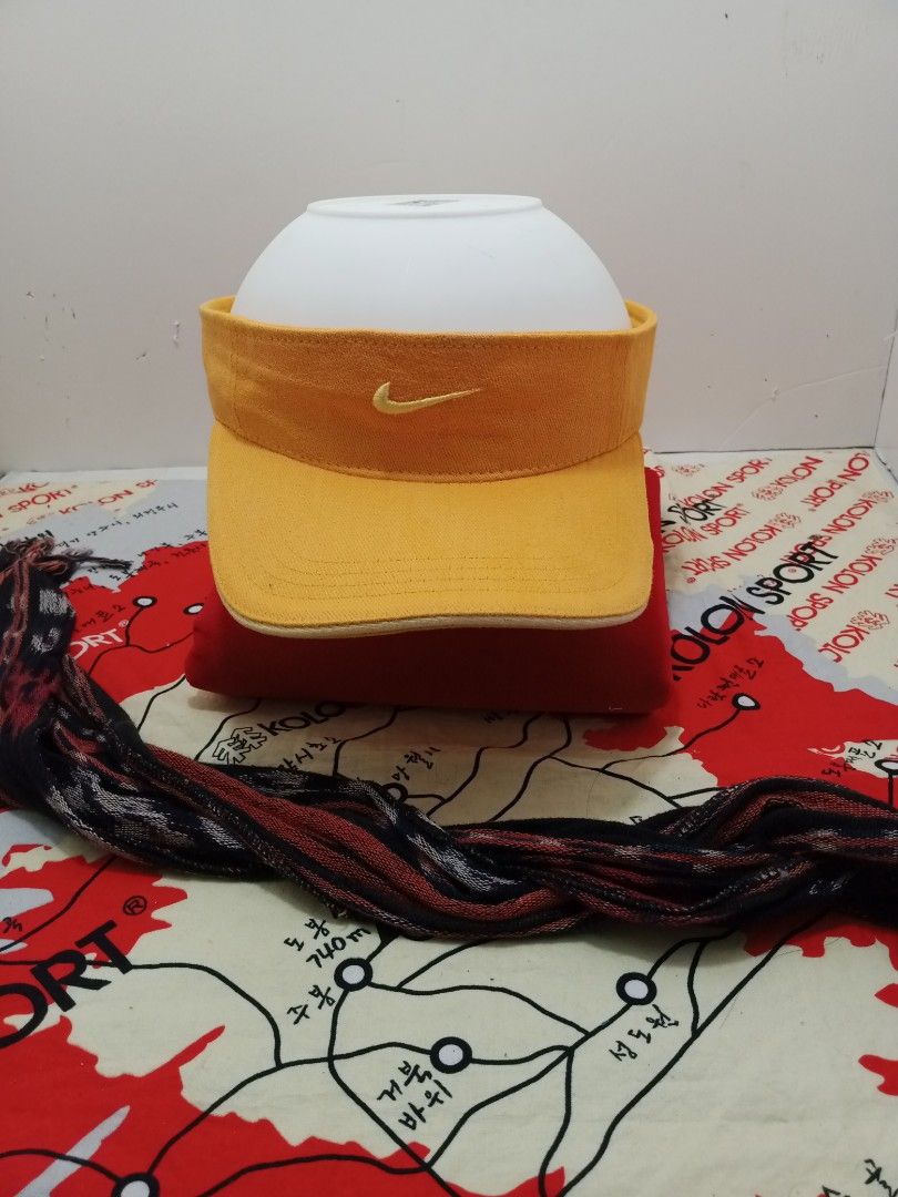 Topi golf caddy logo centang nike oren, Fesyen Pria, Aksesoris, Topi di ...