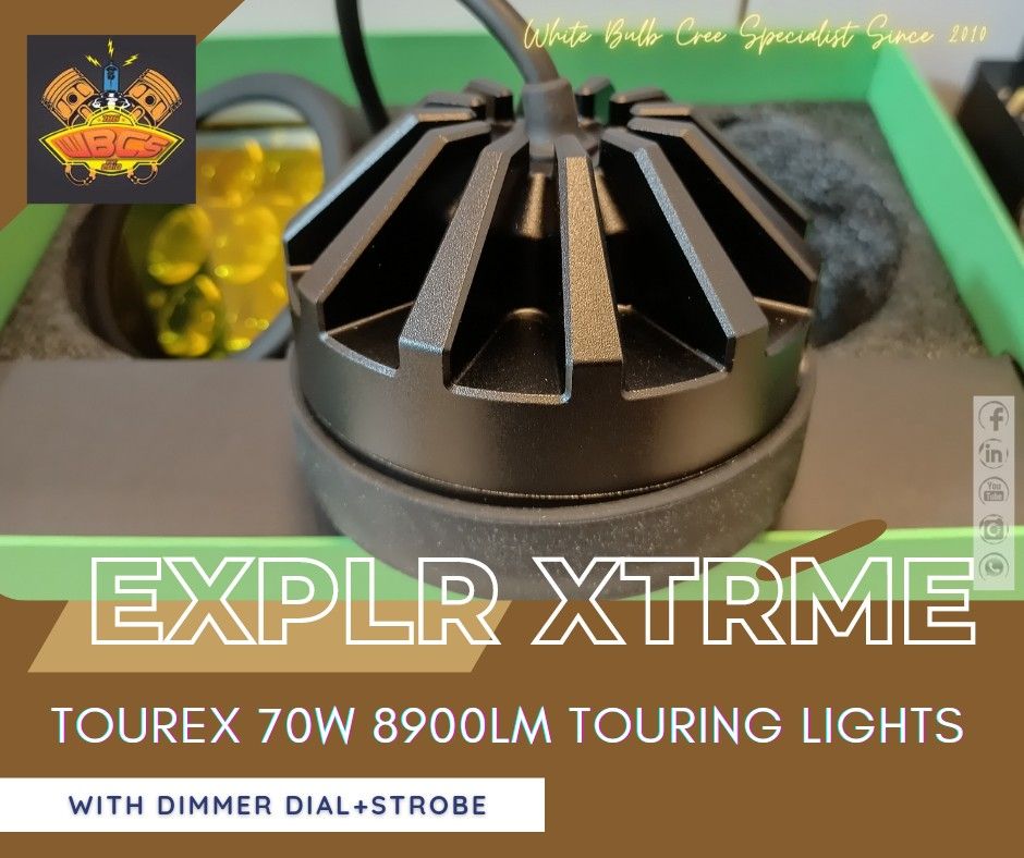 Tourex Explore-R Xtreme 8900LM ADV touring light (2023), Motorcycles, Motorcycle Accessories on ...