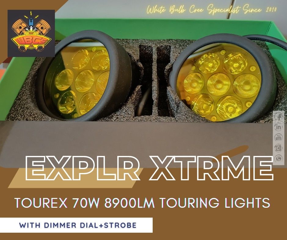 Tourex Explore-R Xtreme 8900LM ADV touring light (2023), Motorcycles, Motorcycle Accessories on ...