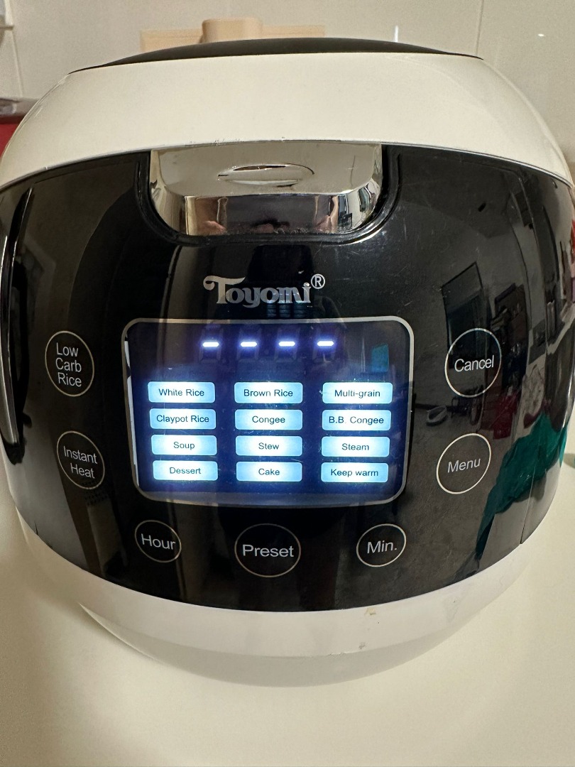 TOYOMI Smart Diet Rice Cooker - ALMOST BRAND NEW, TV & Home Appliances ...