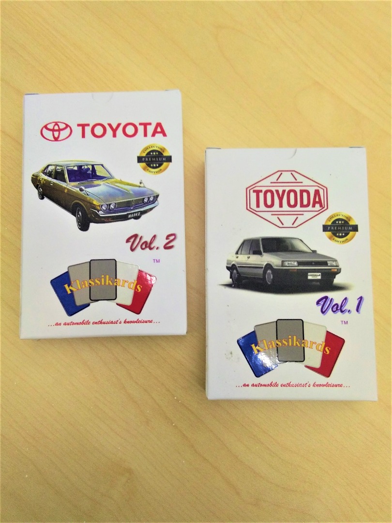 Toyota Collector's Card Game Vol. 1 & Vol. 2 (2 Set-pack edition ...