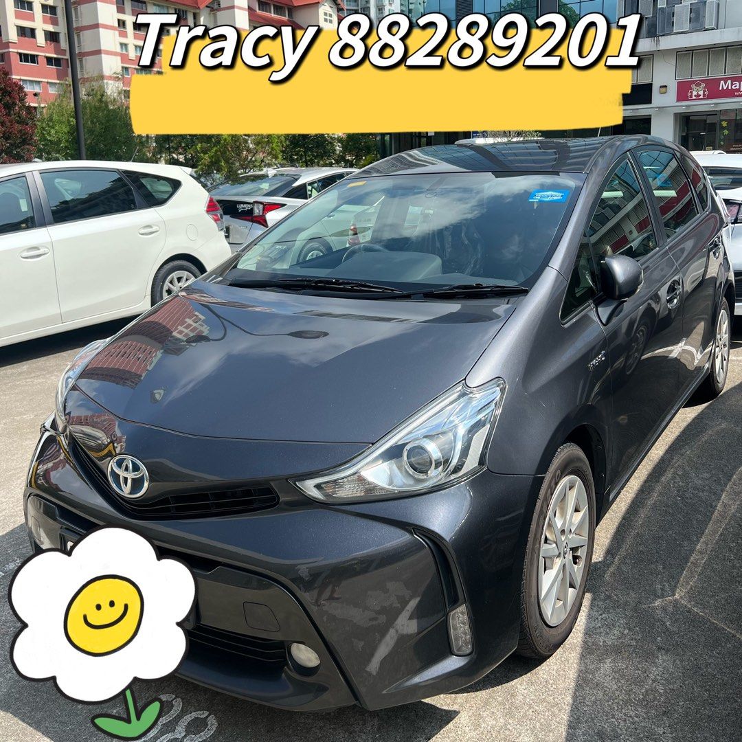 Toyota Prius Plus hybrid MPV car rental, Cars, Car Rental on Carousell