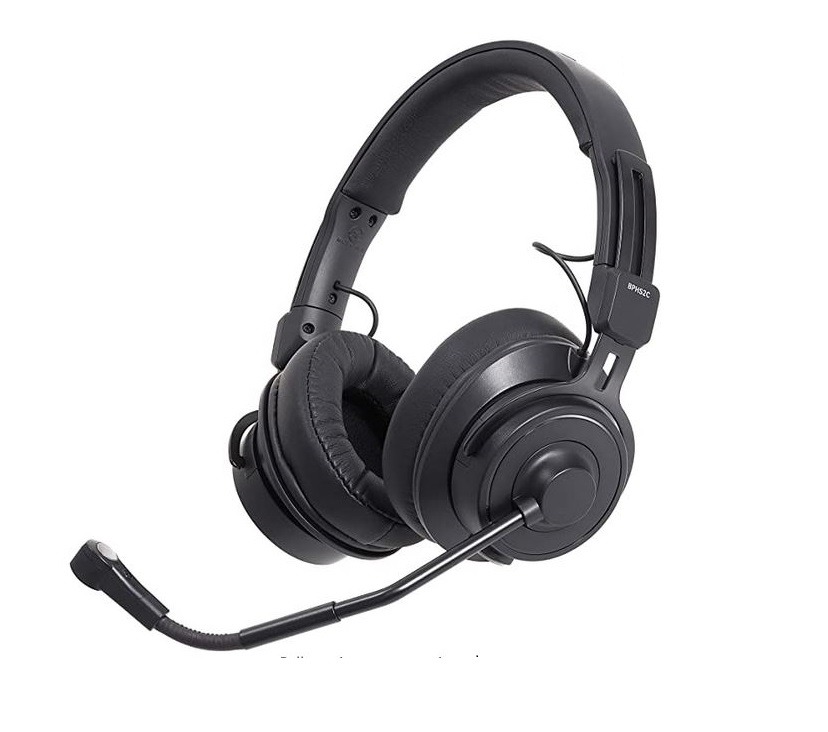 TP-Audio-Technica BPHS2C Broadcast Stereo Headset with Cardioid ...