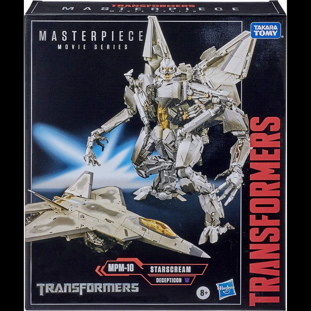 Transformers MPM-10 F-22 Movie Masterpiece Series Starscream Collector Figure, 28-cm, Hobbies ...