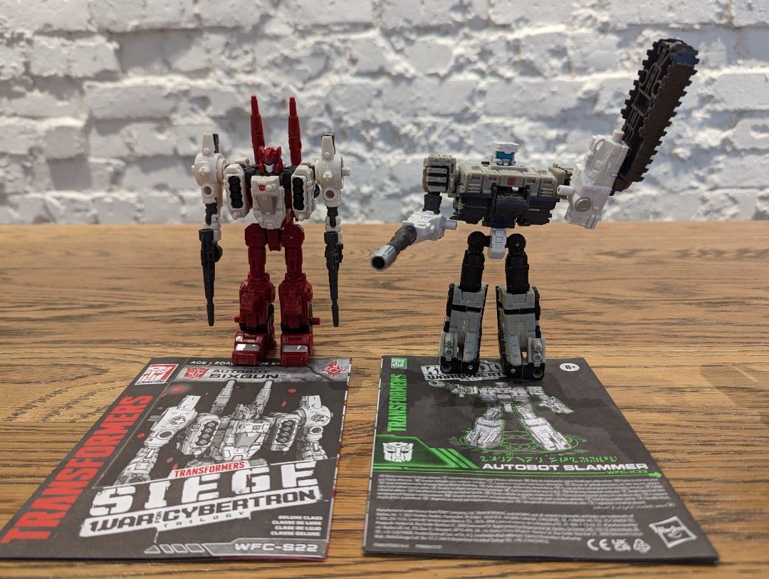 Transformers Siege Sixgun and Kingdom Slammer, Hobbies & Toys, Toys ...