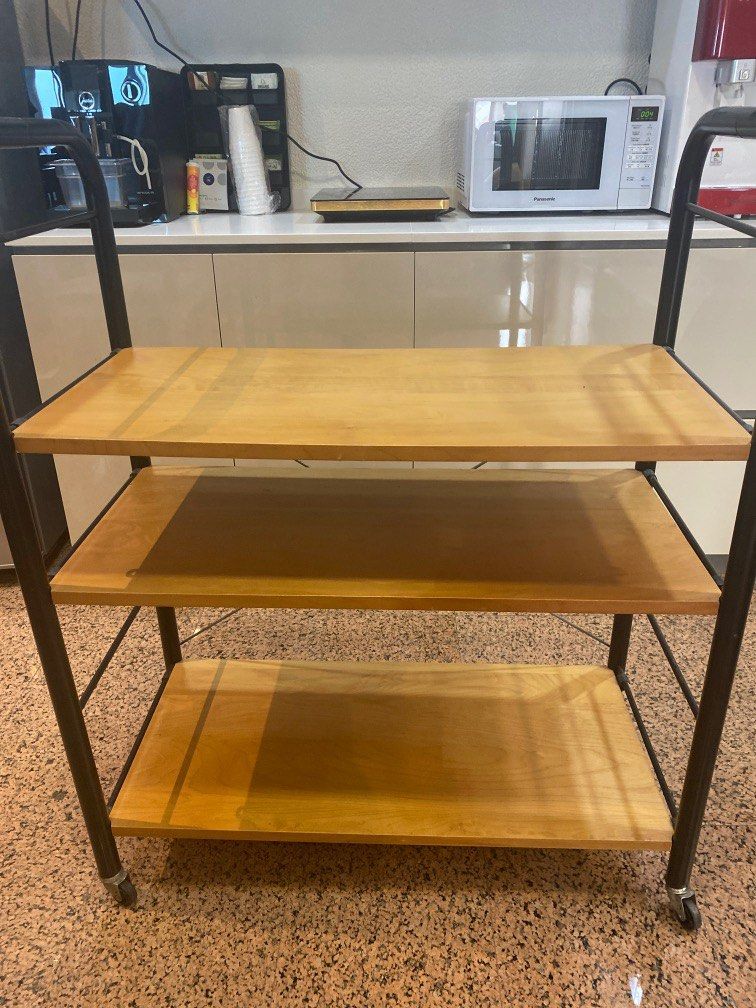 3 level Trolley Shelf with wheels, Furniture & Home Living, Furniture ...