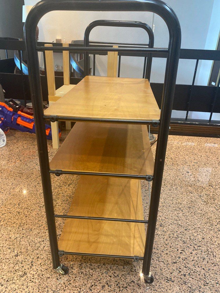 3 level Trolley Shelf with wheels, Furniture & Home Living, Furniture ...