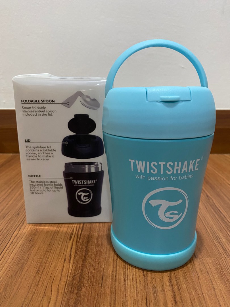Twistshake Insulated Food Container Stainless Steel (350ml), Babies ...