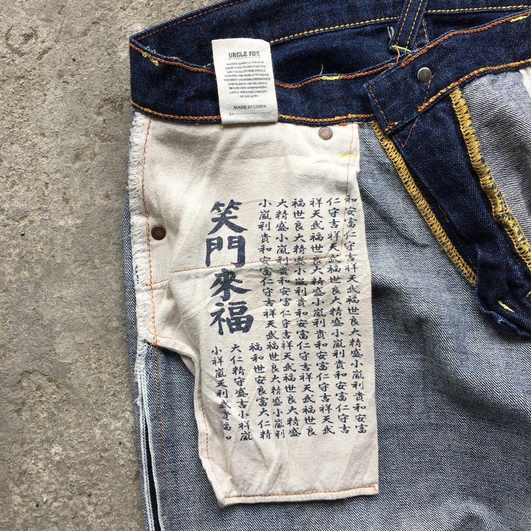 Uncle fu selvedge pants japan pants, Men's Fashion, Bottoms, Jeans on ...