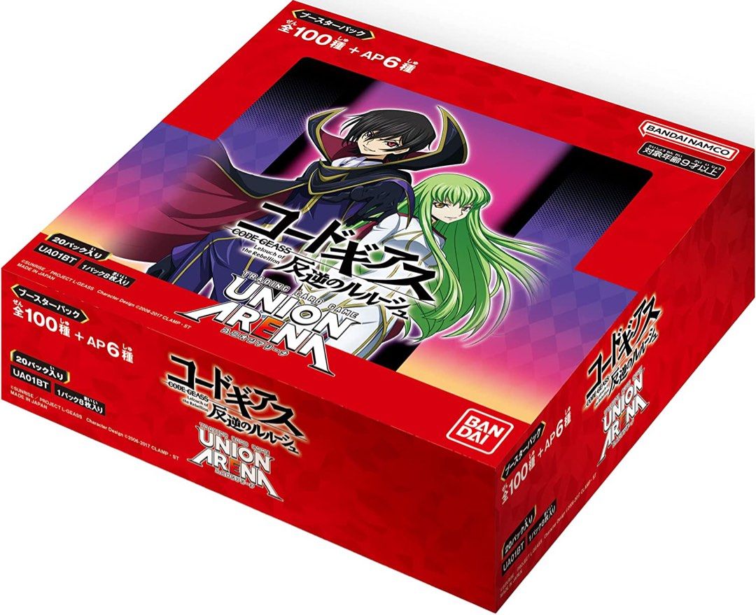 UNION ARENA CODE GEASS booster box, Hobbies & Toys, Toys & Games on Carousell