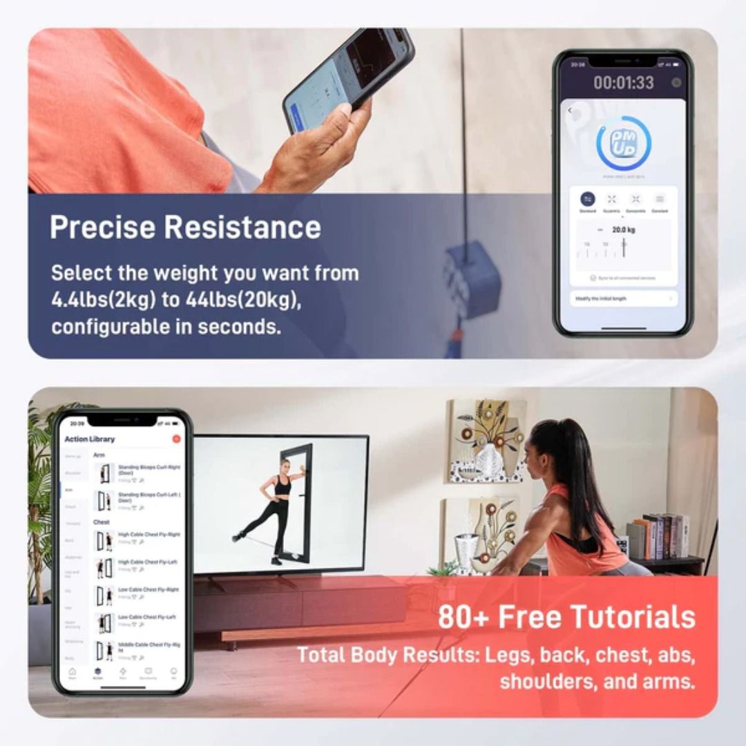 Unitree PUMP: The Smallest Smart Home Gym, Motor-Powered All-In-One Portable Home Fitness ...
