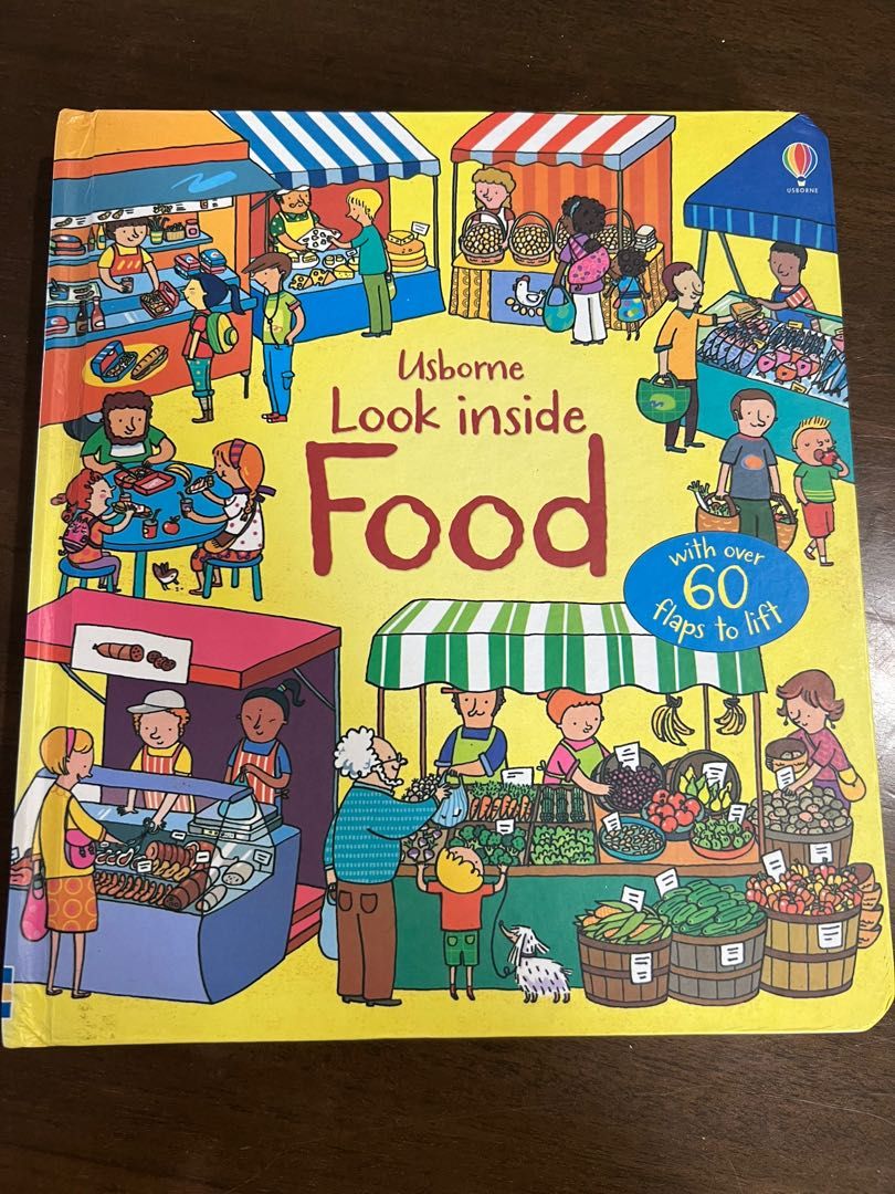 Usborne Flip Book - Look Inside Food, Hobbies & Toys, Books & Magazines ...