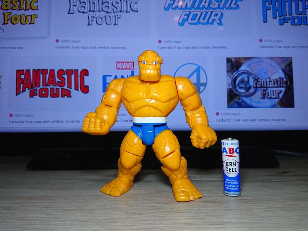 Vintage 1995 Marvel Legends THE THING Toy Biz Fantastic 4, Toys ...