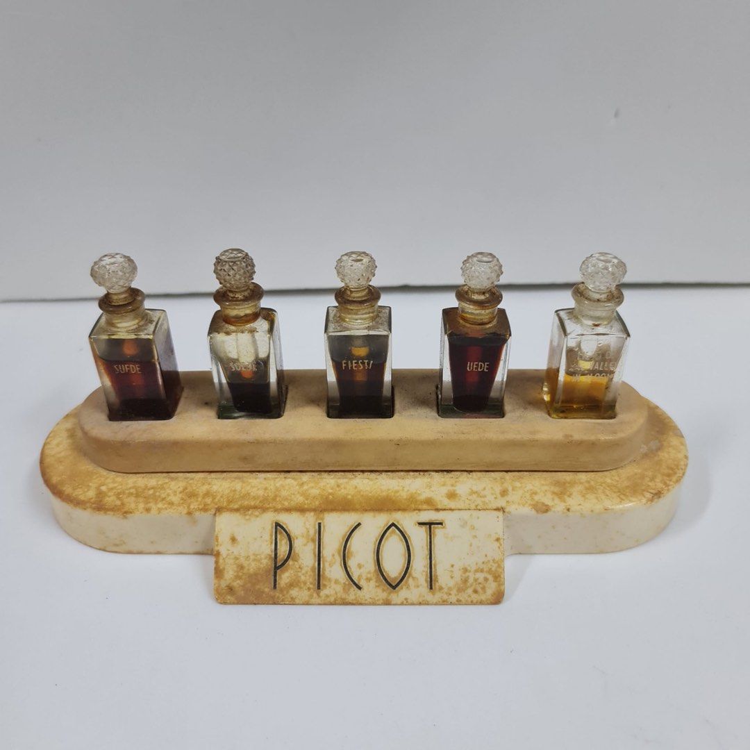 Vintage original picot and Chanel perfume bottles. Trial sets, Hobbies ...