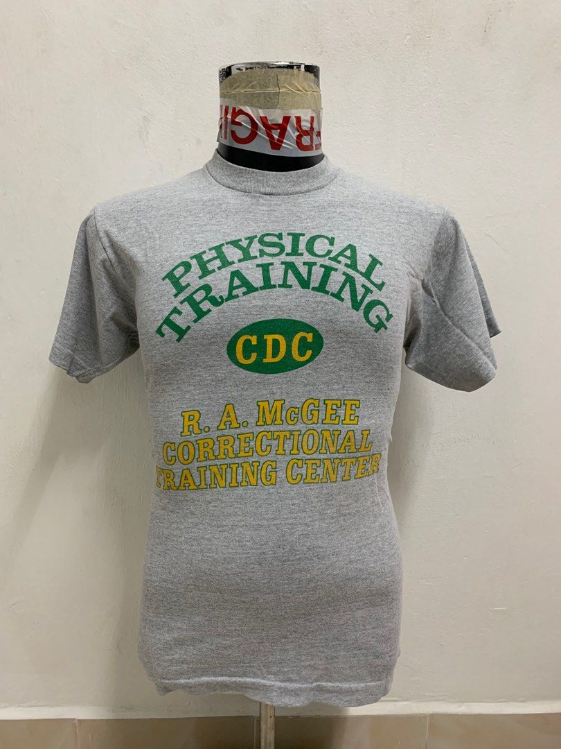 VINTAGE PHYSICAL TRAINING CDC, Men's Fashion, Tops & Sets, Tshirts ...
