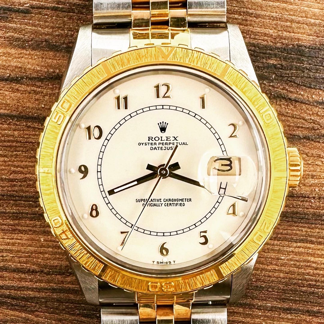 Vintage Rolex Datejust ref.16253’Ivory Dial’, 名牌, 手錶 - Carousell